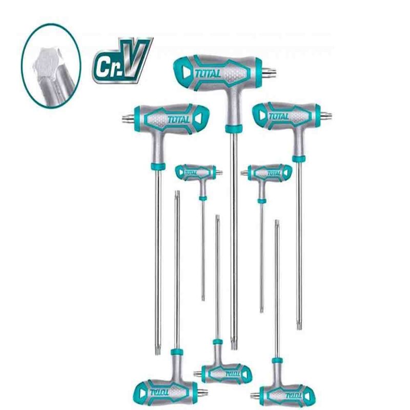 طقم الن نجمة 8قطع باليد حرفT يد بلاستيك استاند توتال_THHW80836 – توتال ...