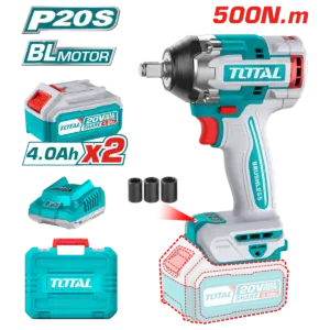 شنيور 20فولت 2/1″ 2بطارية 4امبير 500نيوتن توتال _ TIWLI2050 – توتال السبتية